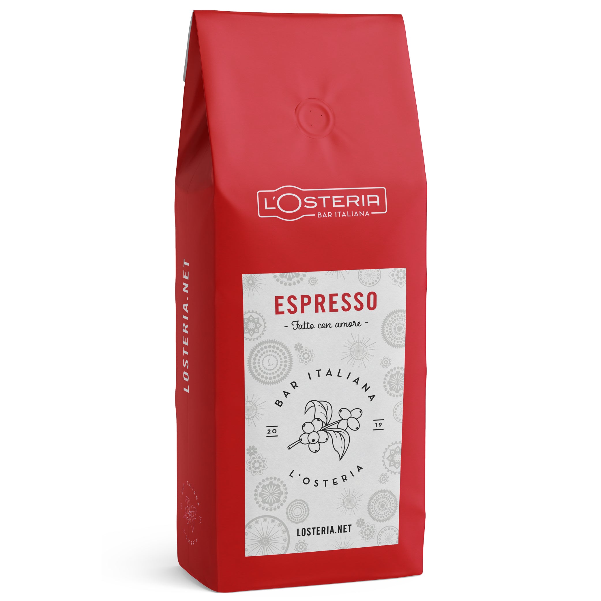 L'Osteria Kaffee: Espresso in der 1 KG-Packung – L’Osteria Onlineshop